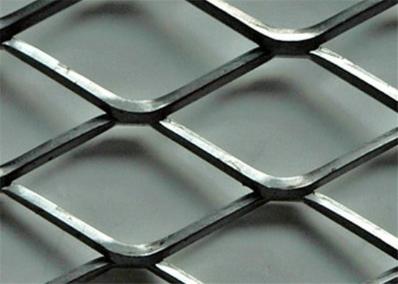 Aluminum Expanded Metal Mesh / Perforated Metal Mesh 1 - 5mm Thickness