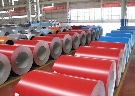 Power Coated Painted Steel Coil Painted Aluminum Coil For Building House