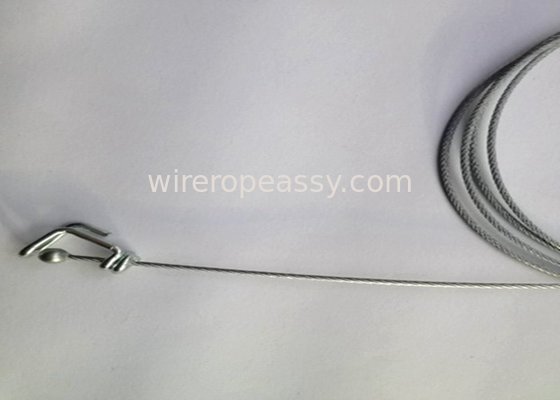 1.2mm 1*19 Galvanzied Inner Bicycle Brake Cable With Zinc Nipple