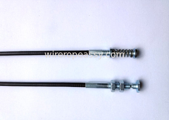 4.0mm PE Housing Bowden Custom Accelerator Cable Compressed Spring