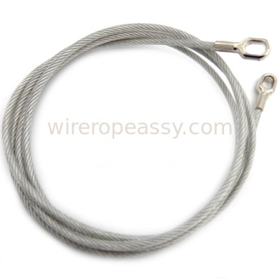 ISO Certificate Steel Wire Rope Fittings O Shape Terminal For Security