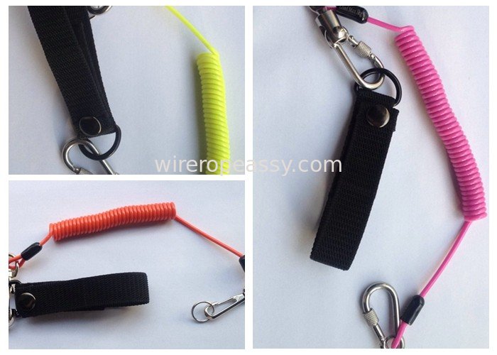 3.2mm Spring Safety Tool Lanyards  Retractable Safety Lanyard