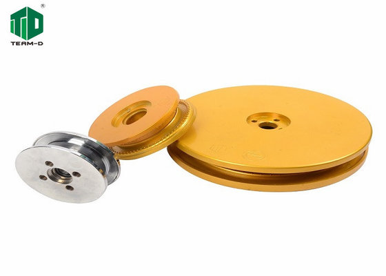 3.6KG Auxiliary Wheel Concrete Equipment Parts Magnesium Aluminum Alloy Material