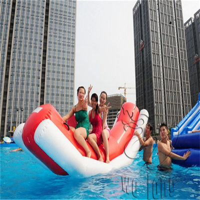 Inflatable water seesaw water sport equipment for water park