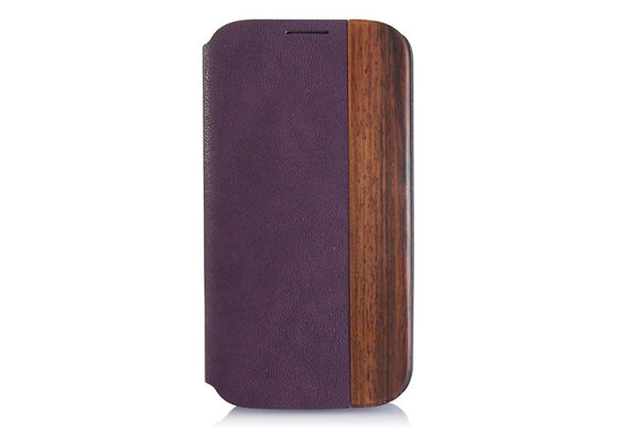 Dark Wood Samsung Galaxy S4 Folio Case 