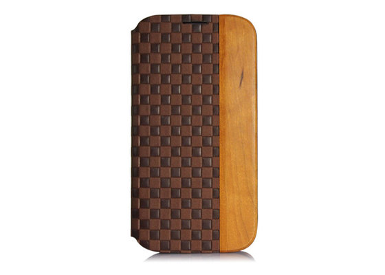 Customized Wood Samsung Galaxy S4 Folio Case