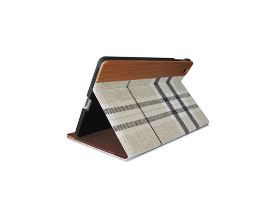 Stand Lattice iPad 4 Leather Folio Case 