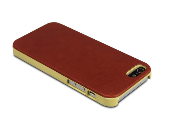 Eco-friendly PU genuine leather mobile phone cases For Iphone5 / 5s