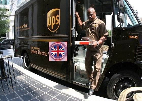 UPS international courier service To Amazon Warehouse In Unit Kingdom