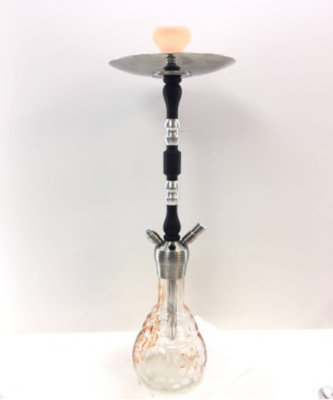 New Style Aluminum Glass Hookah Popular In Europe Water Pipe Smoking