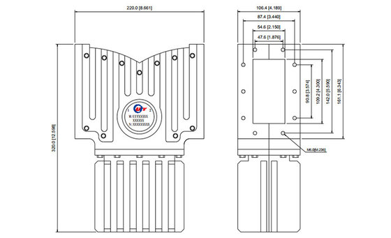 Low prcie  Full bandwidth 2.4~2.5 GHz RF Waveguide Isolator with  WR340(BJ26) connector type