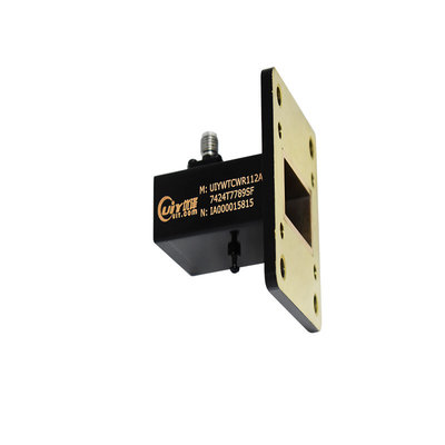 Frequency from 0.32 to 65 GHz  Waveguide to Coaxial Adapter