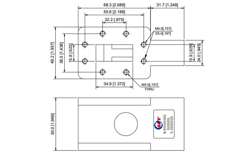 Low prcie  5.4 to 8.0GHz RF Waveguide Isolator with  WR137(BJ70) connector type