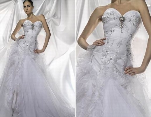 wedding dress, bridal dress, wedding wear