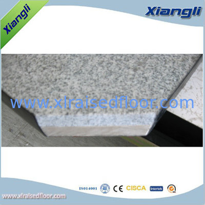 FS1250 Cement infill steel raised floor granite finish,610mmX610mmX35mm