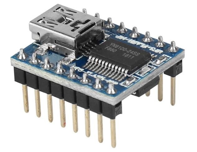 MP3 Module Serial Port MP3-flash 16P Voice Module Flash Storage Drives 3W Horn