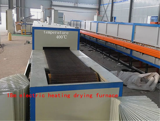 Stainless steel mesh belt type electric furnace 18m manufacturers low price promotion quality warranty for 18 months