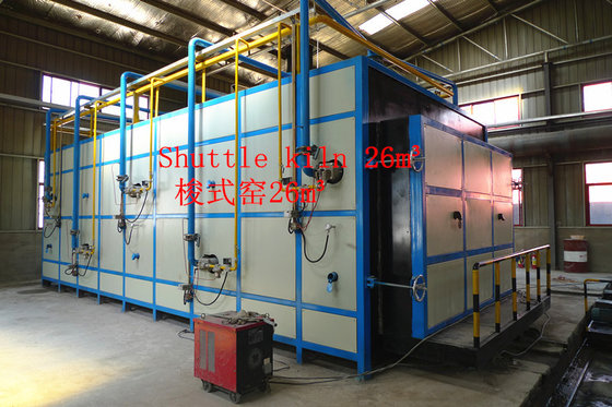 Natural gas ceramic high temperature shuttle type furnace26m³ 1500℃Ceramic firing furnace company low price direct selli