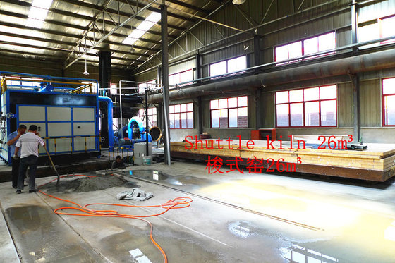 Natural gas ceramic high temperature shuttle type furnace26m³ 1500℃Ceramic firing furnace company low price direct selli