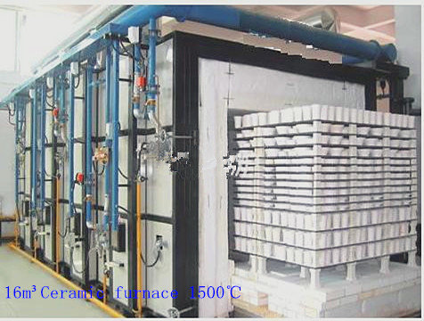 Ceramic shuttle kiln16m³1500℃Automatic production of natural gas ceramic equipmentCompany to sell 18 month warranty