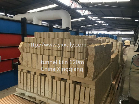 Ceramic tunnel furnace 120m 1600℃  brick tunnel kiln  China Xingqiang kiln manufacturing