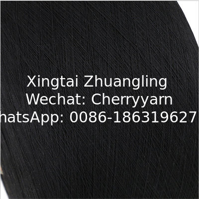 High quality the cheapest 24s/1 polyester recycled blended cotton gloves yarn