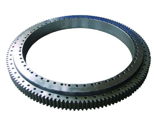Four point contact ball type slewing bearing with external gear