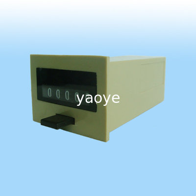 YAOYE-875  plastic electromagnetic 12V 24V 5 digit mechanical pulse counter