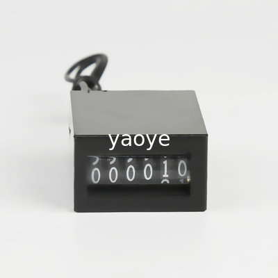 YAOYE-5  plastic 6 digit mechanical pulse tally 12V 24V 5V counter