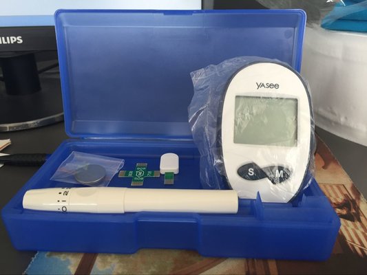 Blood Glucose Meter Glucometer Kit Diabetes Monitor Household Healthcare With 50Strips and 50Lancets