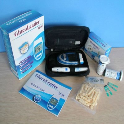 blood sugar tester glucometer monitor diabetes tester blood sugar machine 50 strip