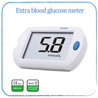 Electronic Digital Handheld Blood Glucose Monitor Diabetes Test Meter Monitor Kit with 50 test strips