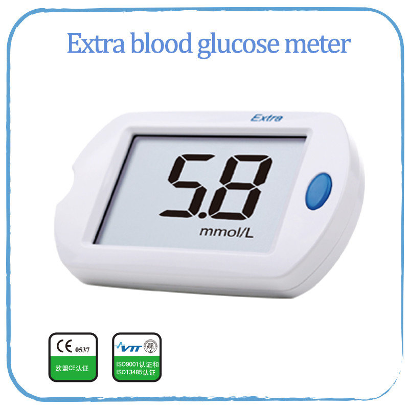 Electronic Digital Handheld Blood Glucose Monitor Diabetes Test Meter Monitor Kit with 50 test strips