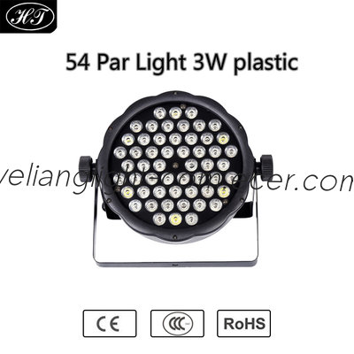 High Power 54pcs 3W LED Plastic Par Light, Plastic LED Par Light, Stage Disco Led Par Light