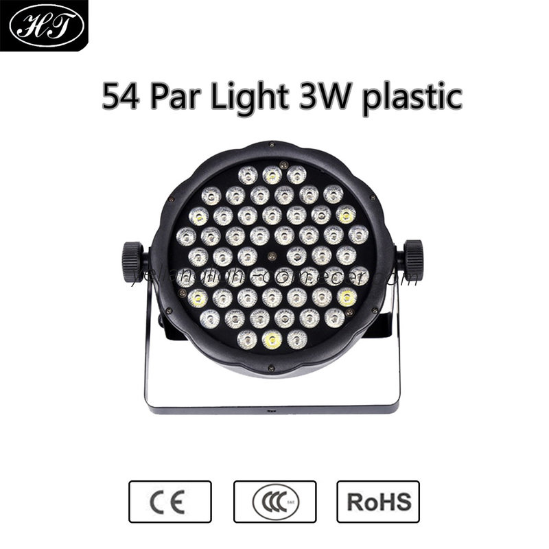 High Power 54pcs 3W LED Plastic Par Light, Plastic LED Par Light, Stage Disco Led Par Light