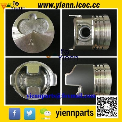 Isuzu 3LC1 4LC1 piston with piston ring set for 8-97176-612-0 for SUMITOMO SH25J SH30 Mini Excavator