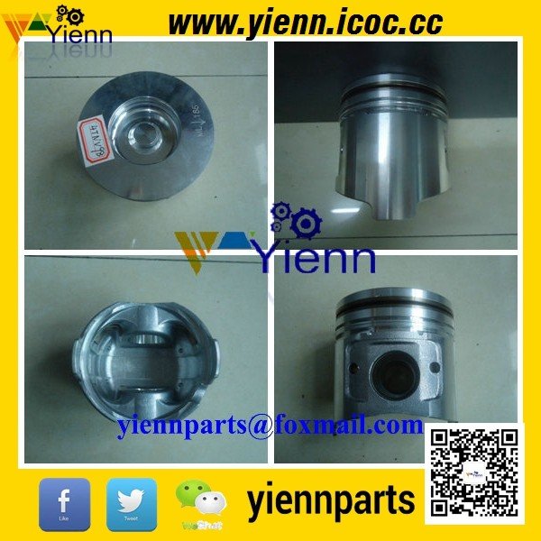 excavator engine parts Yanmar 4TNV98 piston YM129903-22090 piston ring 129907-22050 full overhual gasket kit 729903-9269