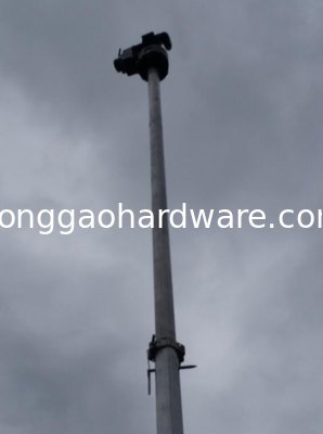 9 meter 30ft pole aerial photography equipment  Telescoping Mobile Video Surveillance Mast
