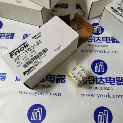 333Q0000206 Original York Industrial Unit Triangle Relay supplier