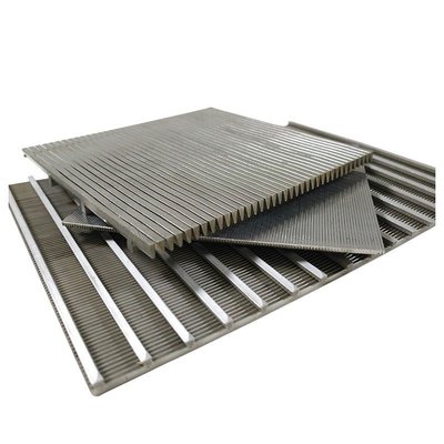 China Stainless Steel Wedge Wire Slotted Sieve Screen Plate supplier