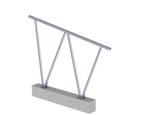 Finely Processed Solar PV Car Park Mounting Brackets