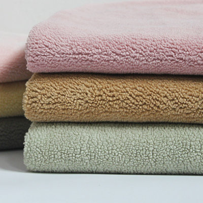 FAUX FUR FABRIC SHERPA FABRIC 100% POLYESTLL
