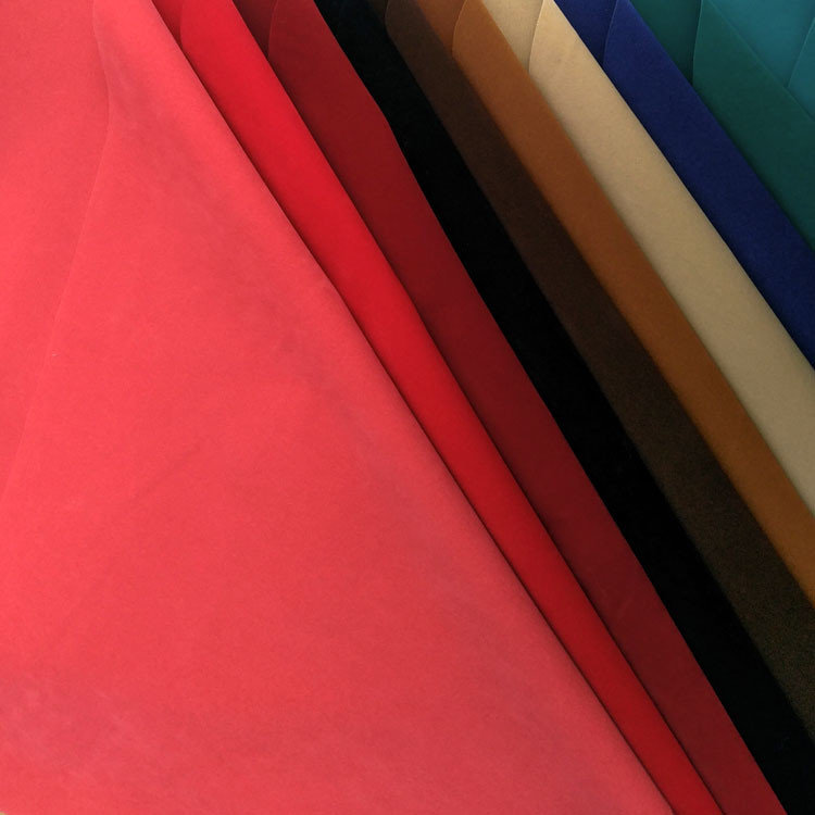 100% Polyester Zeer Vevelt 100 polyester tricot upholstery flocking fabric/tricot fabric/flocking fabric