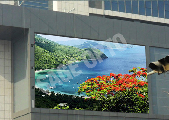 Resistencia de agua enorme de la pantalla LED de la publicidad al aire libre del anuncio P6 576m m x 576m m