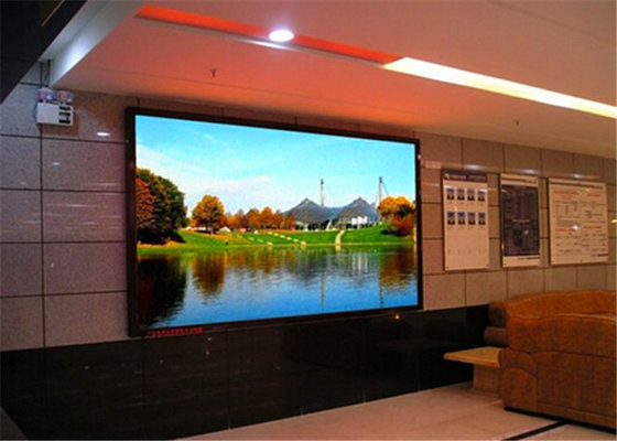 Exhibiciones de pared video a todo color grandes de 1R1G1B p6 LED para la cultura de empresa