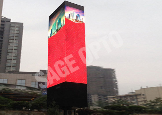 La pantalla LED video P10 LED gigante de la prenda impermeable de la pared IP65 defiende a todo color