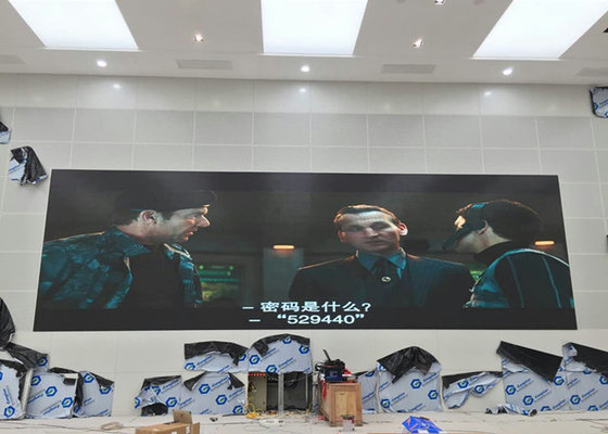 Muestras video de la pantalla de la pared del estadio LED de P4 4m m, pared video interior llevada del panel