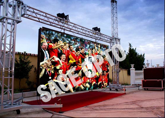 Mantenimiento delantero impermeable video a todo color de la exhibición de paredes del LED IP67