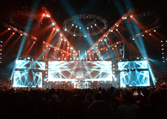 SMD3535 P6.25 Rental LED Displays , full color led signs outdoor For Stage