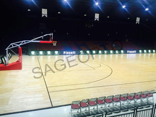 Alta exhibición llevada SMD3528, los paneles de la definición publicidad de pared video llevados para el partido de baloncesto